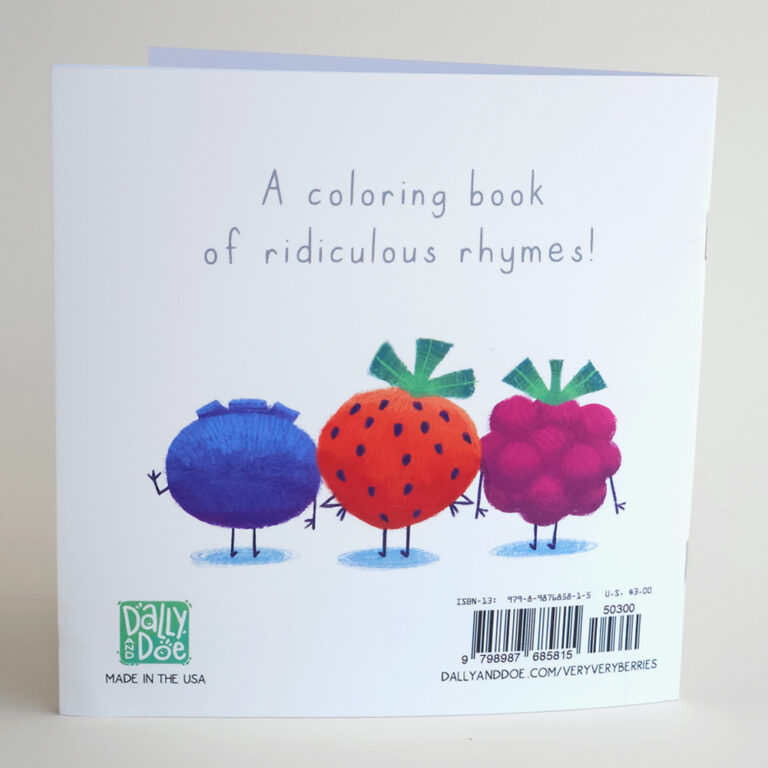 Very Very Berries Coloring Book – Dally and Doe